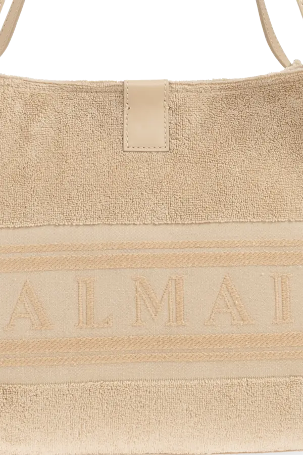 Balmain Terry Cloth Shopper Bag