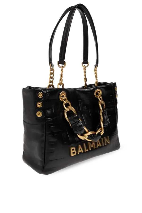 Balmain Small 1945 Soft Bag - Black