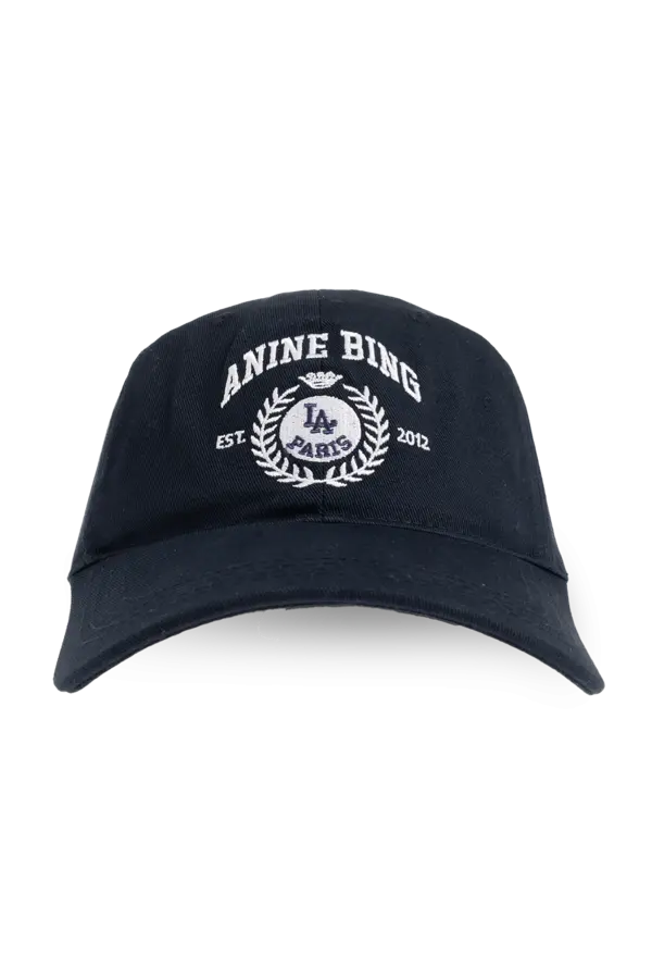 ANINE BING Cap With Visor "jeremy - Navy Blue