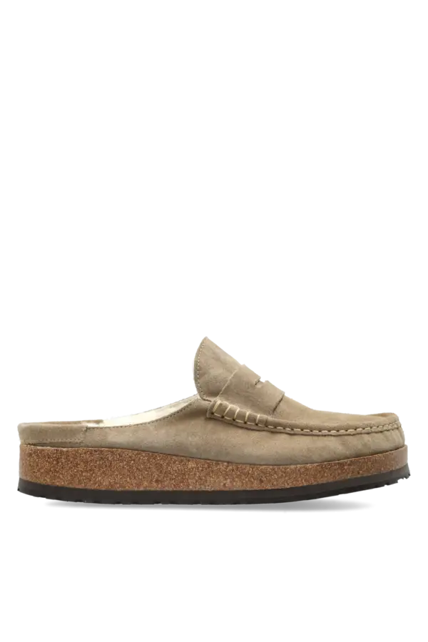 BIRKENSTOCK Naples Shearling" Suede Slip-on Loafers