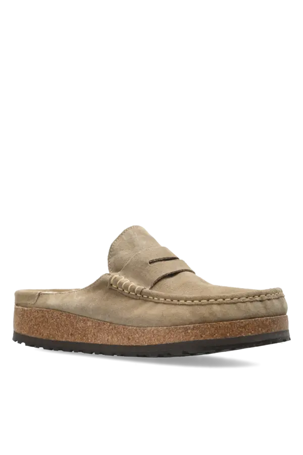 BIRKENSTOCK Naples Shearling" Suede Slip-on Loafers