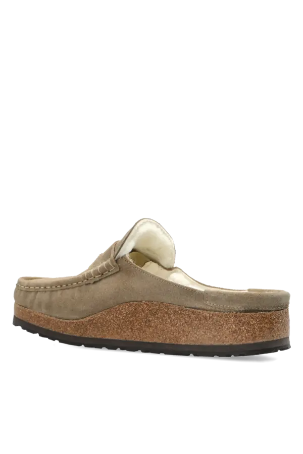 BIRKENSTOCK Naples Shearling" Suede Slip-on Loafers