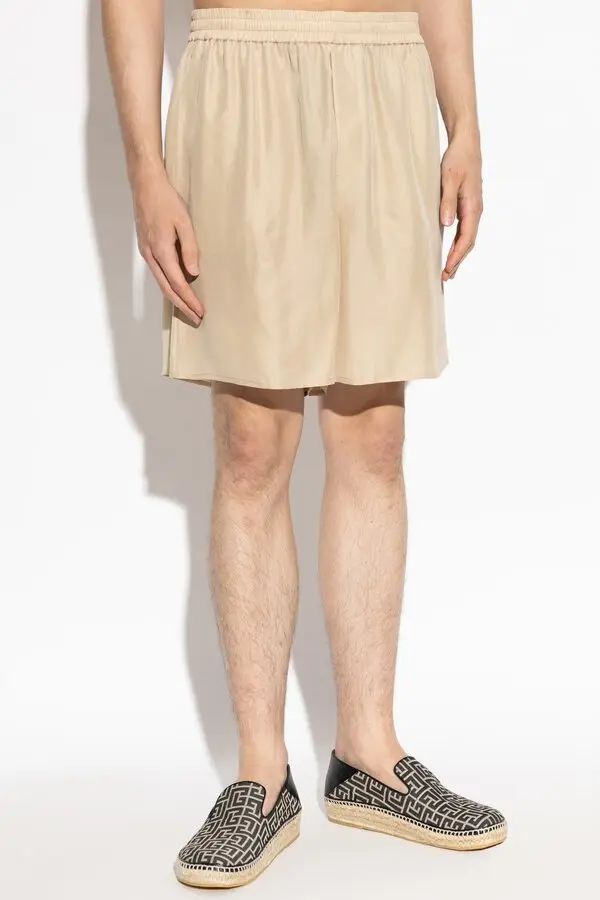Balmain Silk Shorts