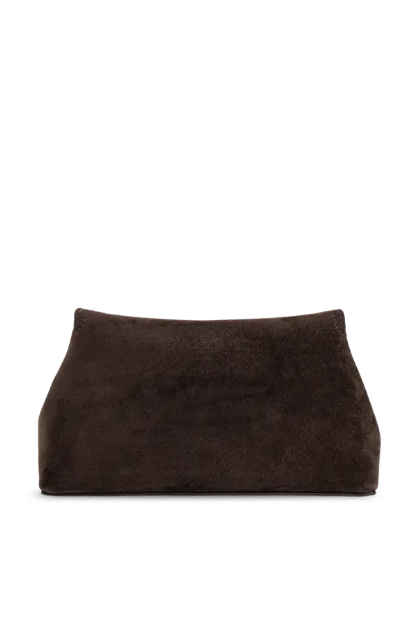 TOTEME T-lock" Suede Shoulder Bag - Brown