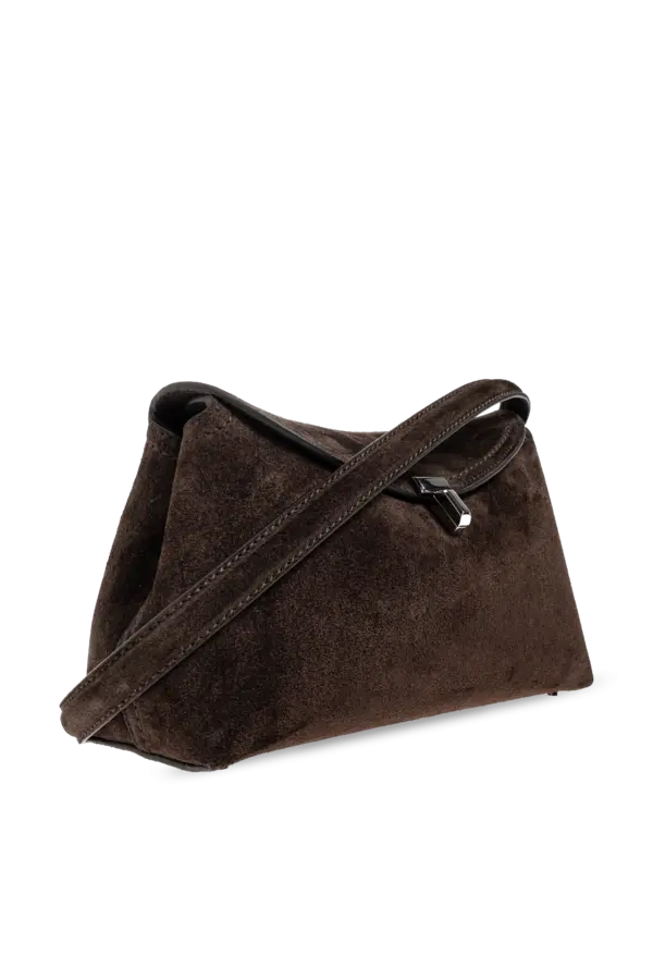 TOTEME T-lock" Suede Shoulder Bag - Brown