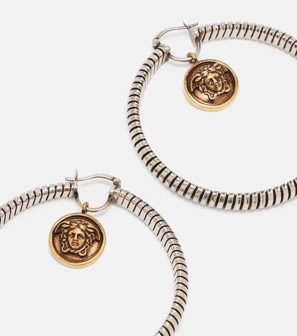 Versace Medusa Hoop Earrings