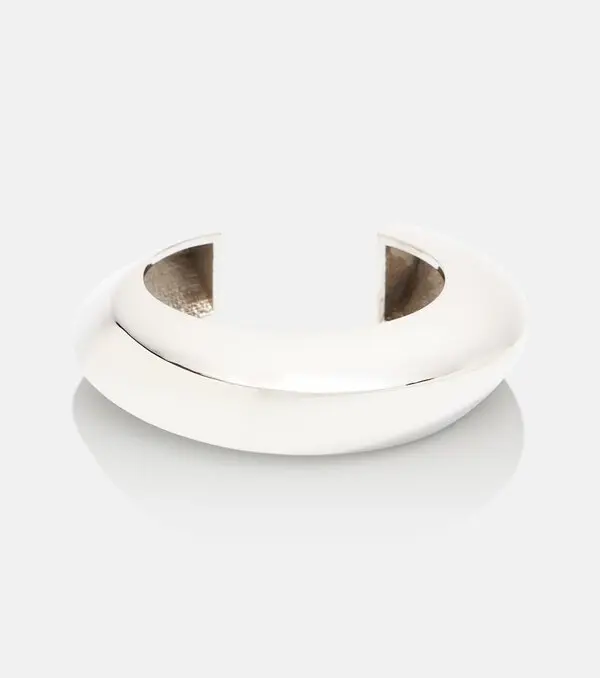 Alaïa Small Edge Cuff Bracelet - Silver