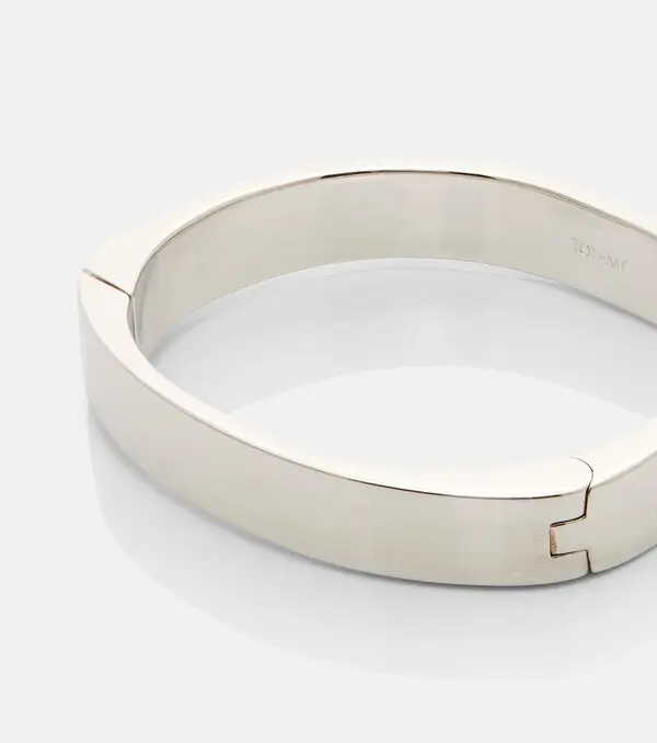 TOTEME Signature Bangle In Brass - Silver