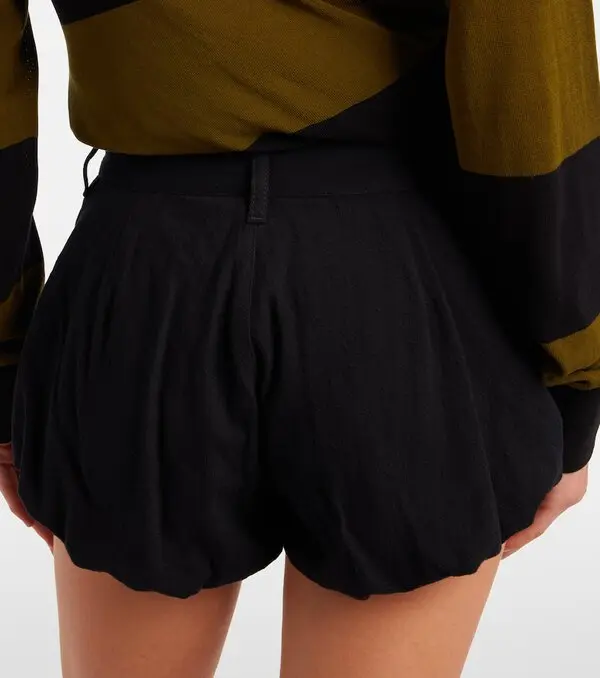 FRAME Shell Denim Shorts - Black
