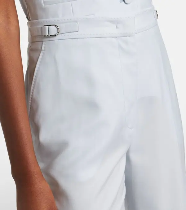 Gabriela Hearst Wool And Silk Flared Pants - Blue