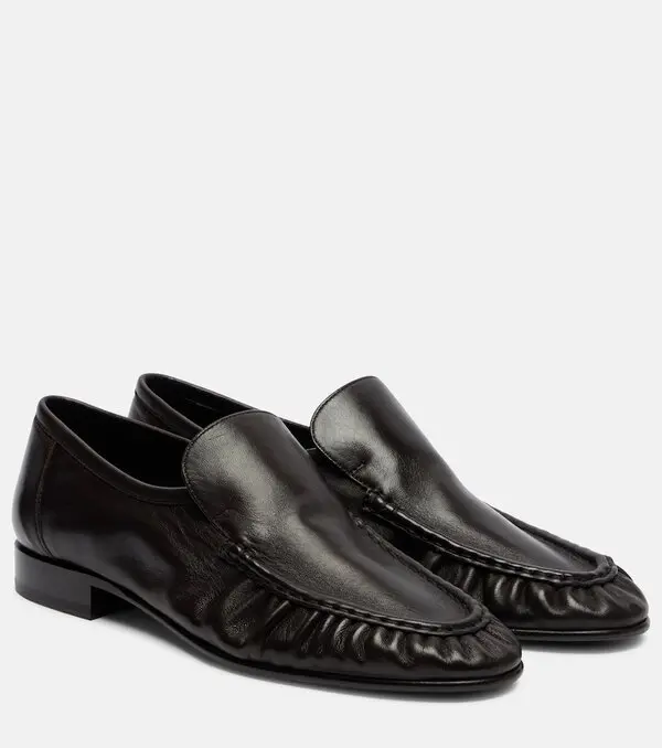 THE ROW Soft Leather Loafers