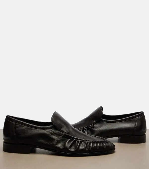 THE ROW Soft Leather Loafers