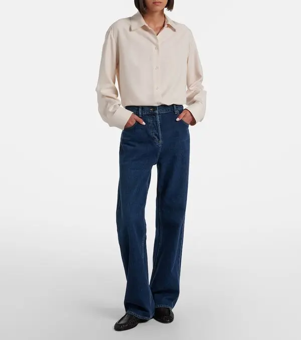 THE ROW Soft Leather Loafers