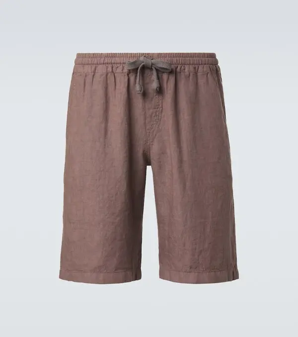 Fedeli 100% Linen Bermuda Shorts