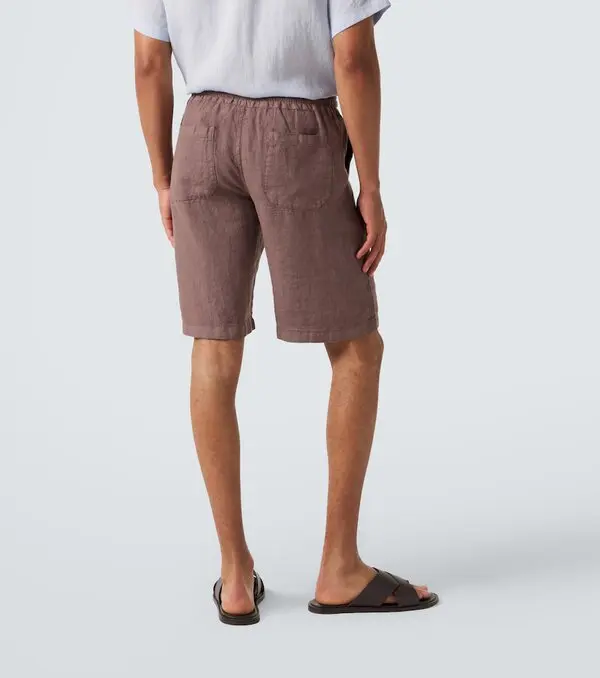 Fedeli 100% Linen Bermuda Shorts