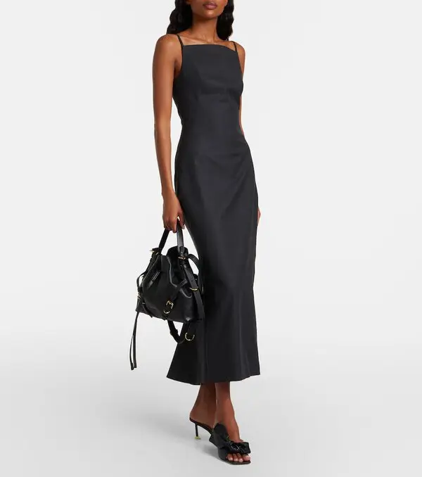 Givenchy Voyou Small Leather Bucket Bag - Black