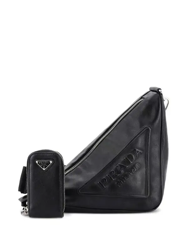 Prada Embossed Leather Mini Shoulder Bag