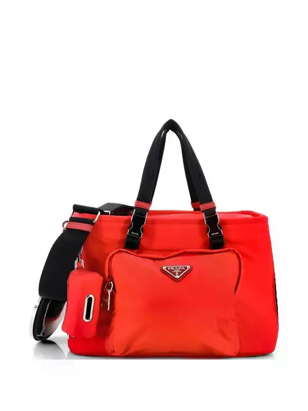 Prada Convertible Pet Carrier Re-nylon With Mesh Satchel
