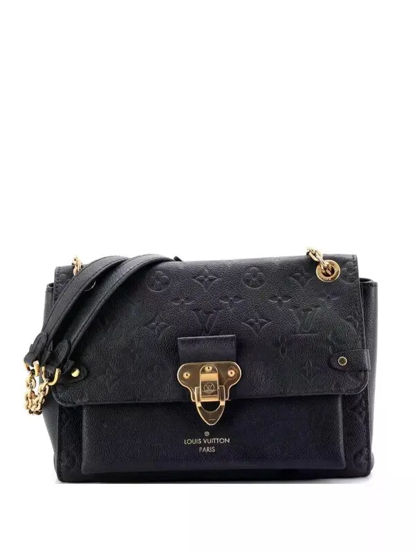 LOUIS VUITTON Vavin Pm Monogram Empreinte Leather Crossbody Bag - Black