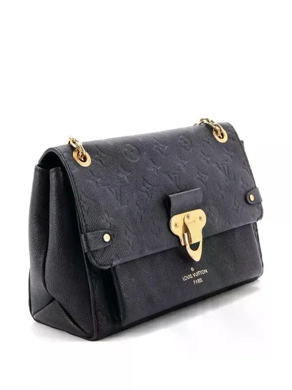 LOUIS VUITTON Vavin Pm Monogram Empreinte Leather Crossbody Bag - Black