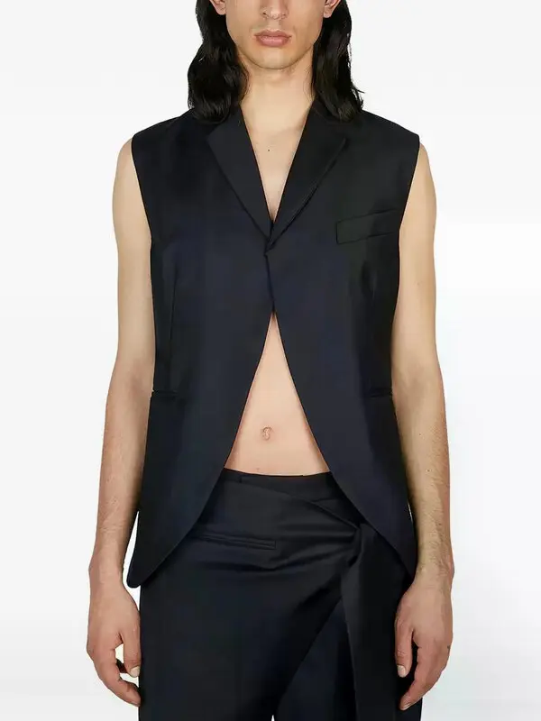 AARON ESH Notched Lapel Waistcoat