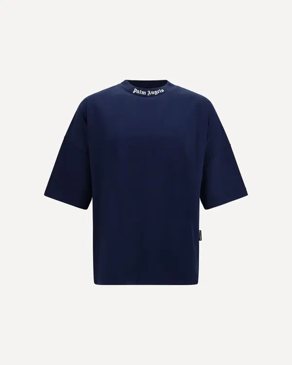Palm Angels Classic Logo T-shirt Ale - Blue