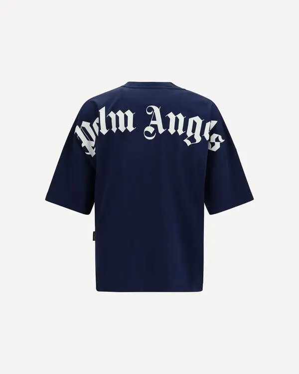Palm Angels Classic Logo T-shirt Ale - Blue