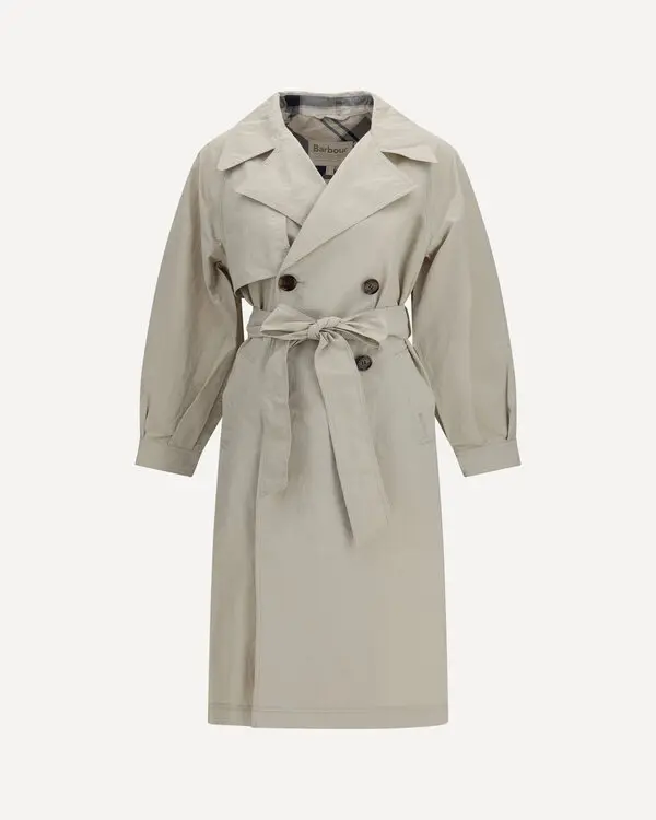 Barbour Layla Rain Trench Coat - Beige