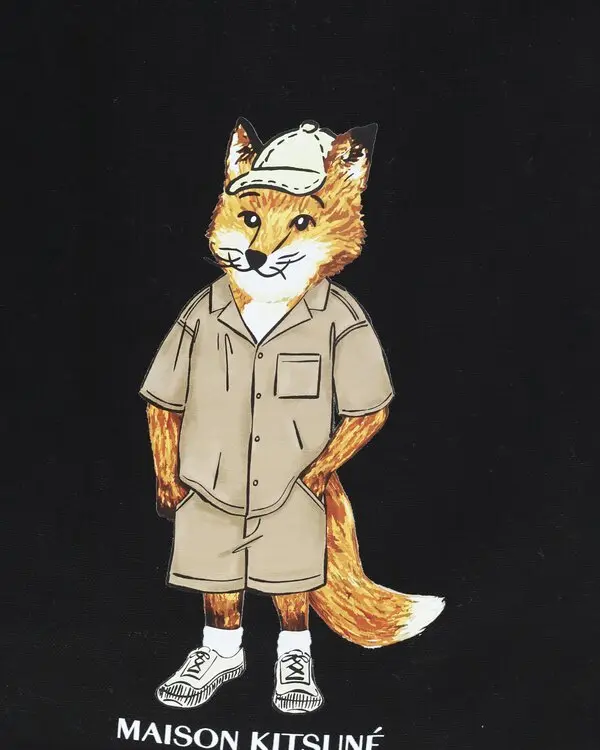 Maison Kitsuné Fox Canvas Tote Bag