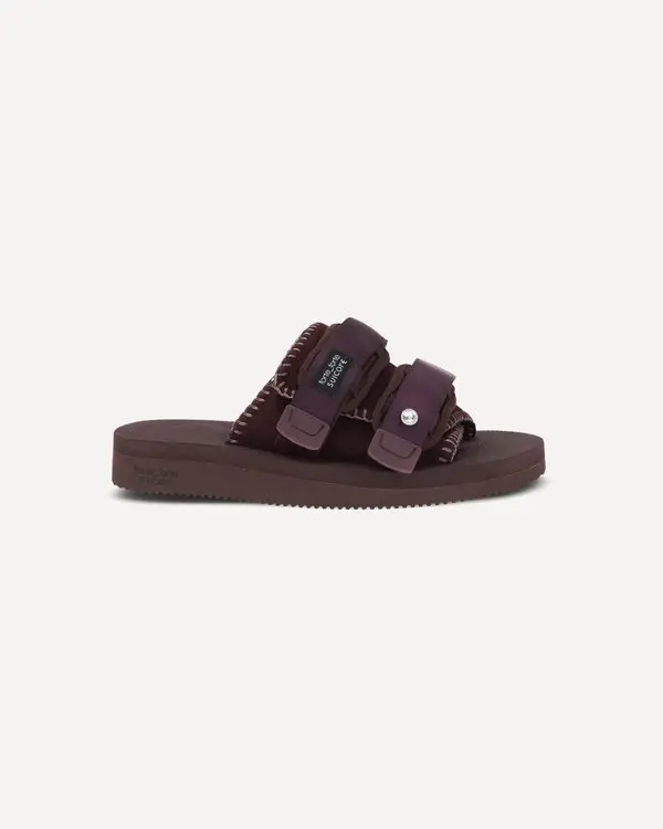 FORTE_FORTE Double-strap Sandals - Purple
