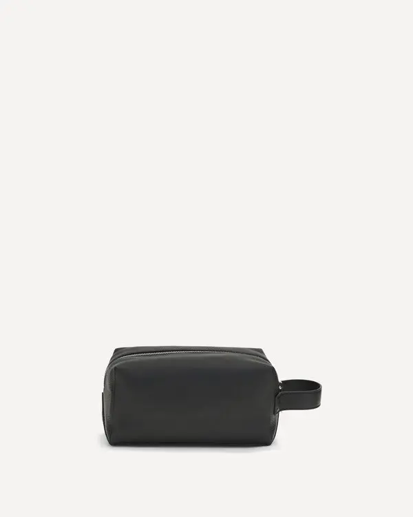 Fendi Lui Leather Beauty Case - Black