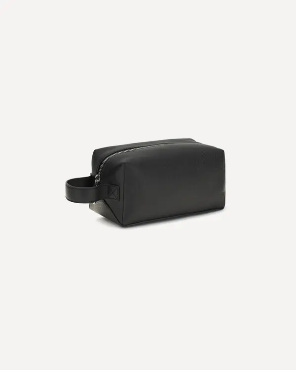 Fendi Lui Leather Beauty Case - Black
