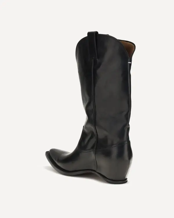 MARGIELA Maison Heelless Western Boots