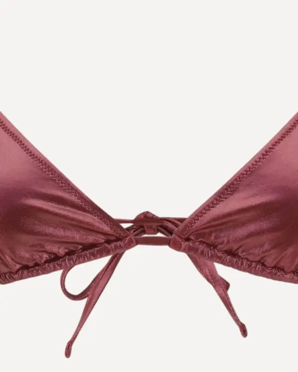 KRISTINA TI Metallic Triangle Bikini