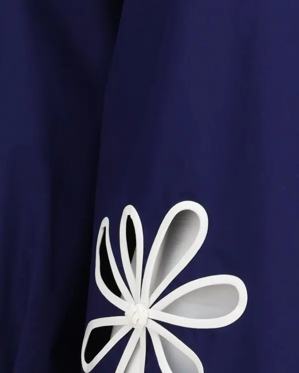 Fendi Cotton Poplin Shirt With Ajour Motif