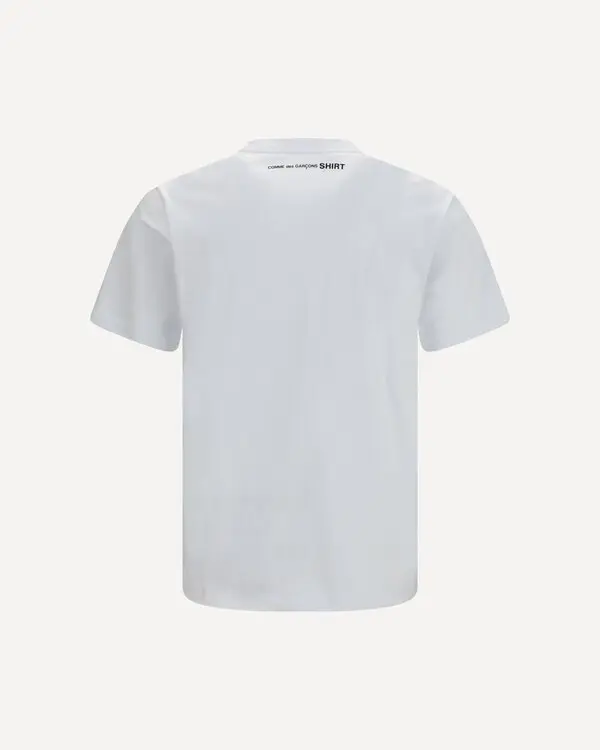 Comme Des Garçons Hort-leeve Crewneck T-hirt - White