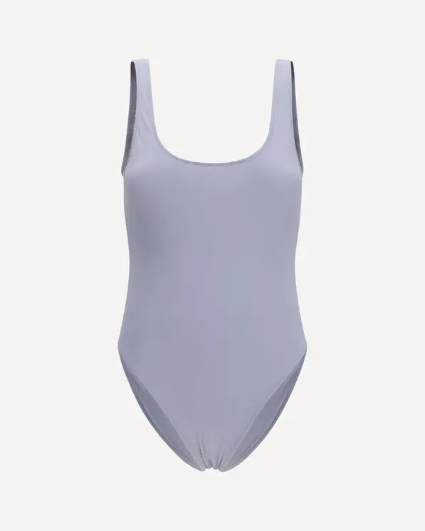 KRISTINA TI One-piece Swimsuit With Floral Lining - Grey