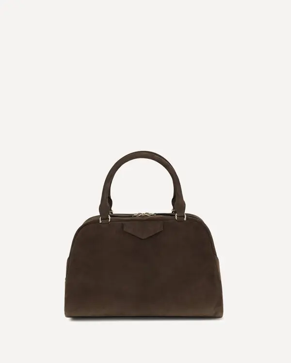 Givenchy Antigona East-west Soft Medium Suede Handbag - Brown