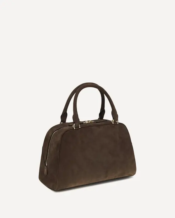 Givenchy Antigona East-west Soft Medium Suede Handbag - Brown