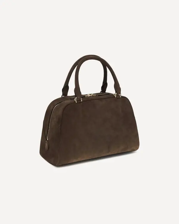 Givenchy Antigona East-west Soft Medium Suede Handbag - Brown