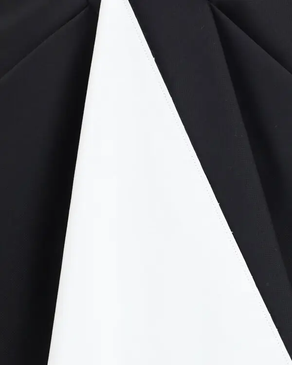 Givenchy Draped Midi Skirt In Double-faced Wool And Mohair