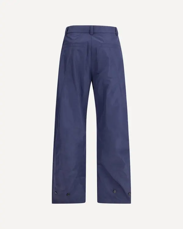 Pinko Shiny Taffeta Wide Leg Pants