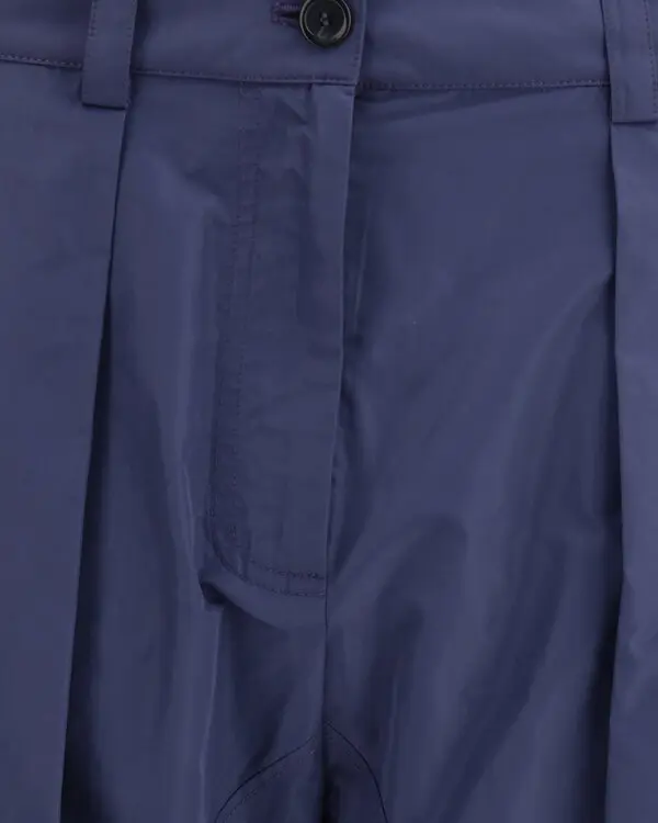 Pinko Shiny Taffeta Wide Leg Pants