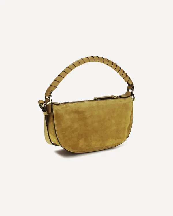 Chloé Marcie Suede Mini Shoulder Bag - Brown