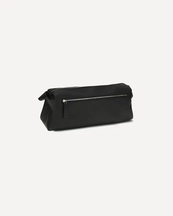 Max Mara Skipper Leather Shoulder Bag - Black