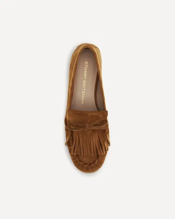 STUART WEITZMAN Britt Fringe Loafers