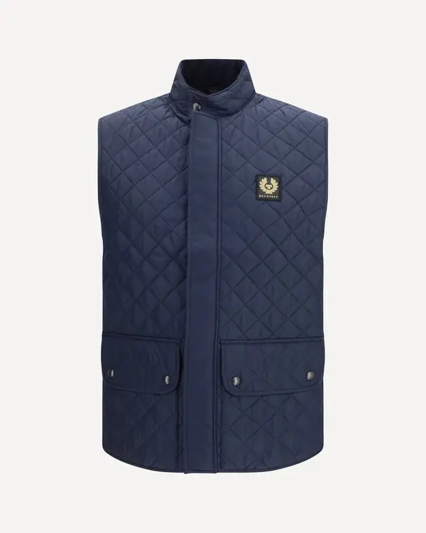 Belstaff Icon Quilted Nylon Gilet - Blue