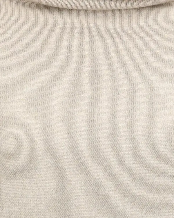 Alaïa High-neck Jumper - Beige