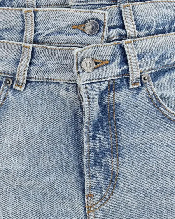 Fiorucci Flared Jeans With Triple Layer Waist
