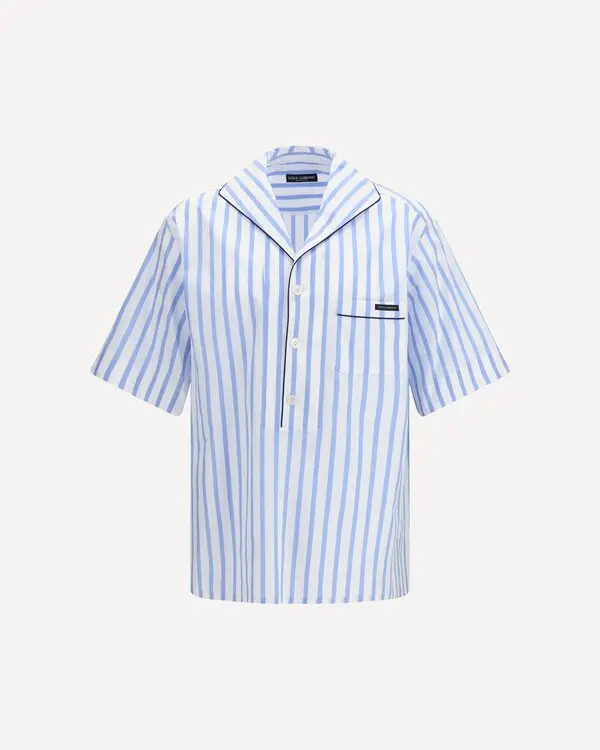 Dolce & Gabbana Short-sleeve Striped Shirt